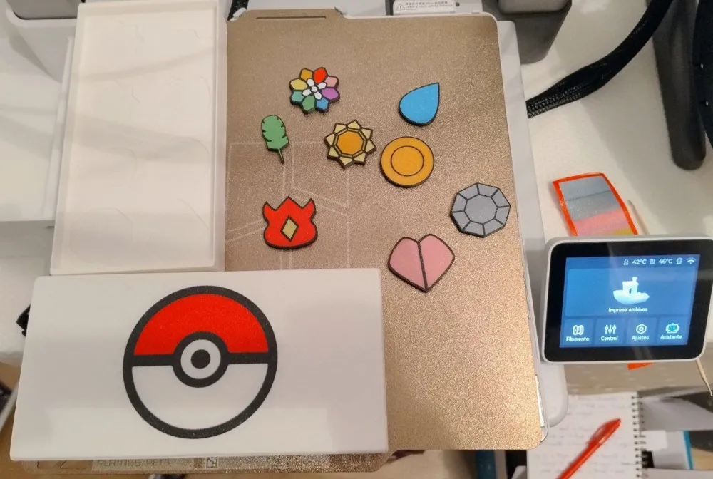 Medallas Kanto - Pokemon / Badges Kanto - Pokemon by Jgg88MakerWorld: Download Free 3D Models