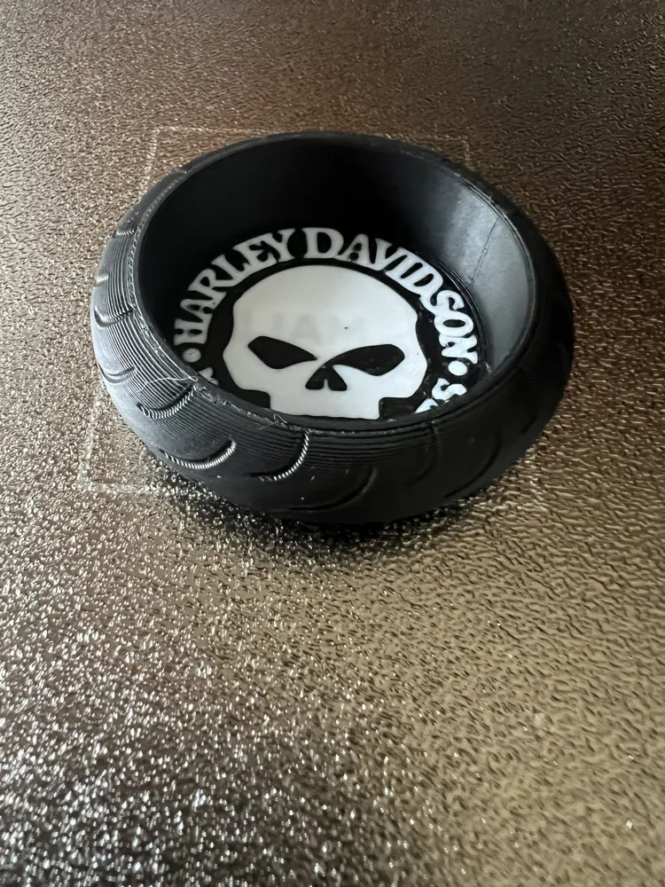 Harley Skull Valet Tray by Predo MakerWorld: Download Free 3D Models