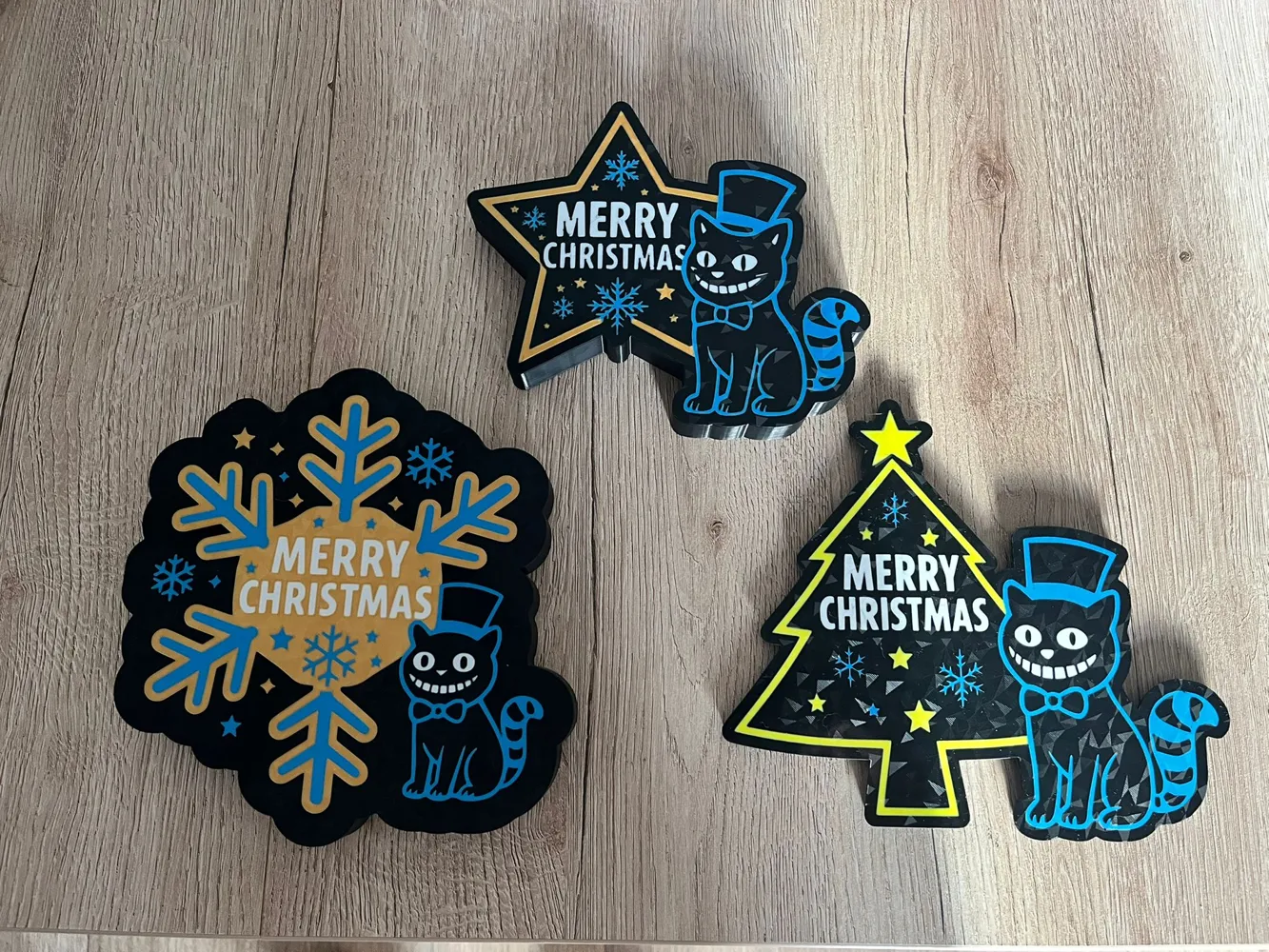 Merry Christmas Snowflake - Free 3D Print Model - MakerWorld