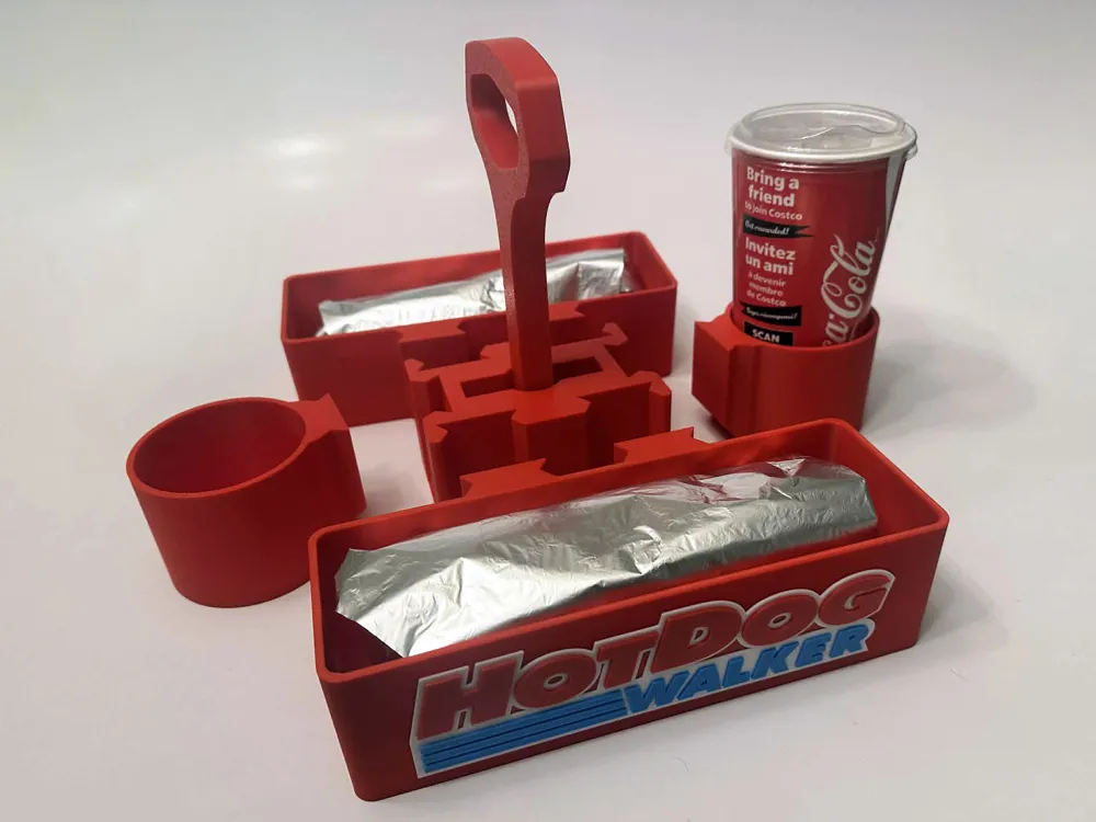 Costco Hot Dog Walker - Free 3D Print Model - MakerWorld