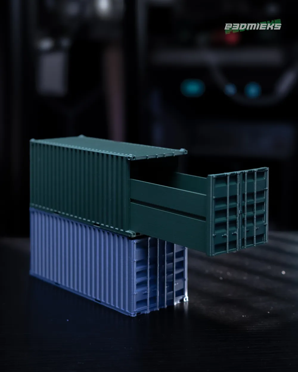 Stapelbarer Schiffscontainer-Schubladen-Organizer von 3D Mieks ...