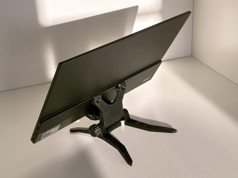 Portable Monitor Stand adjustable - Free 3D Print Model - MakerWorld