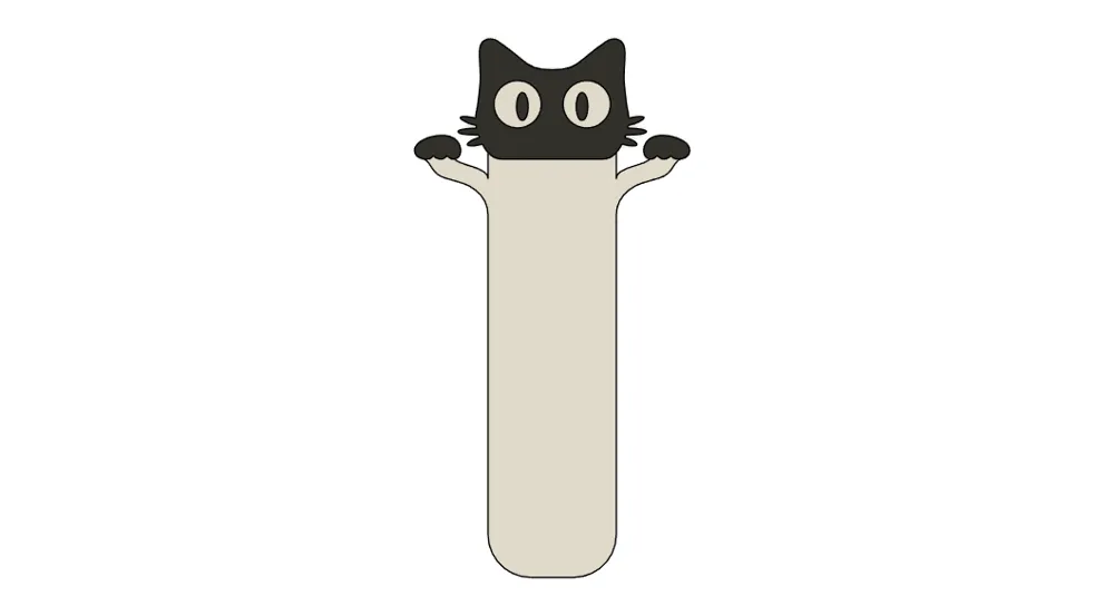 Cat Bookmark - Free 3D Print Model - MakerWorld