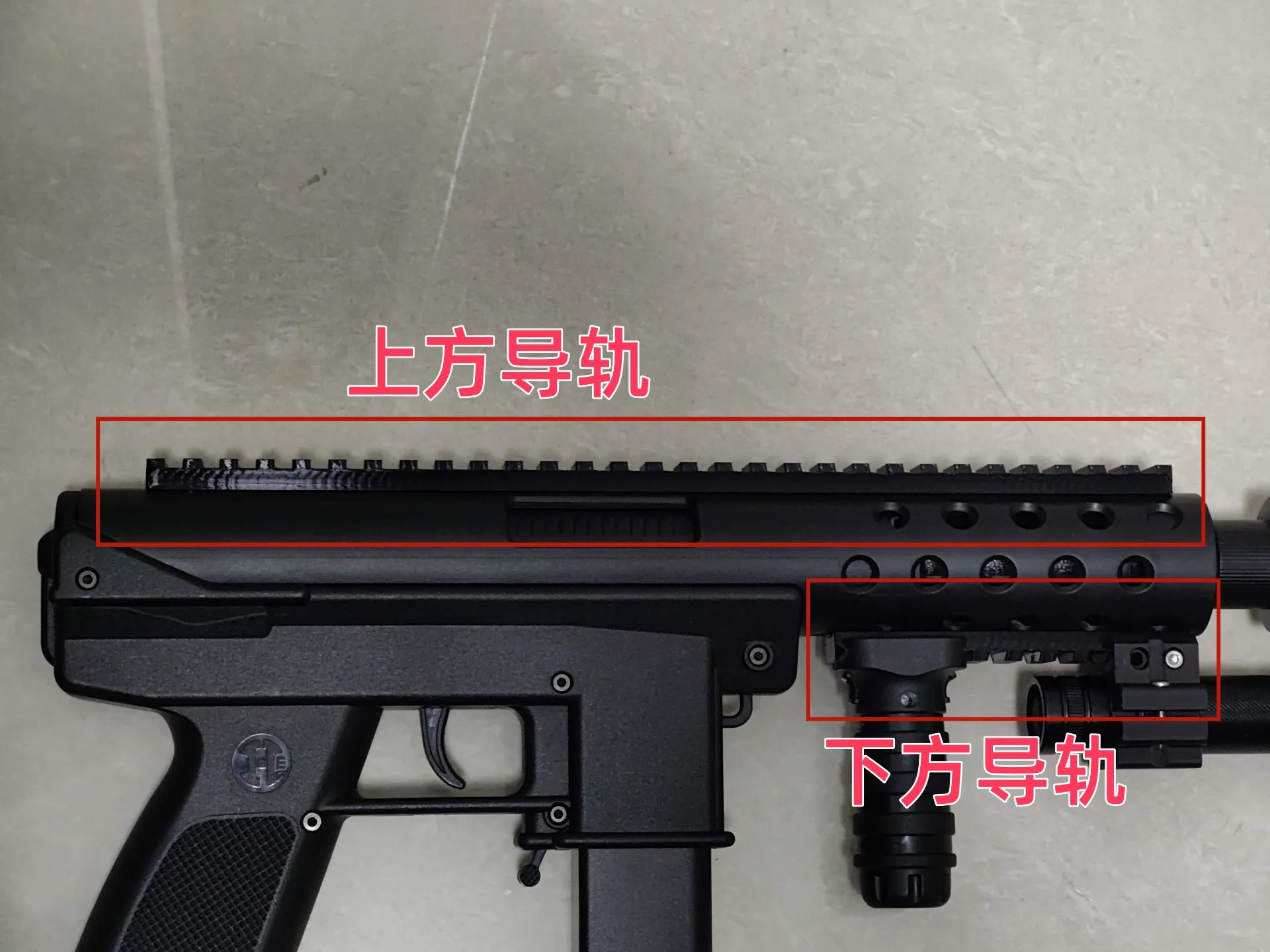 Handy TEC-9 Top and Bottom Rails by mojotang - MakerWorld