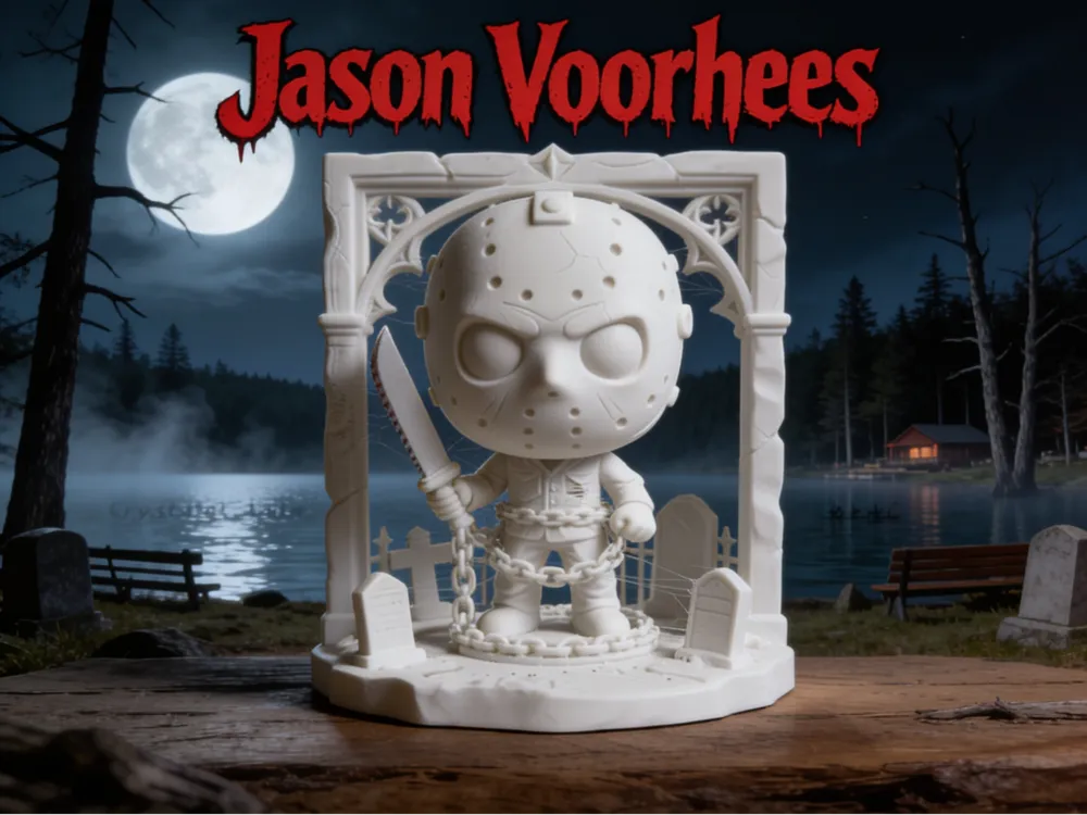 Jason Voorhees - Gothic Shelf Collection - Free 3D Print Model - MakerWorld