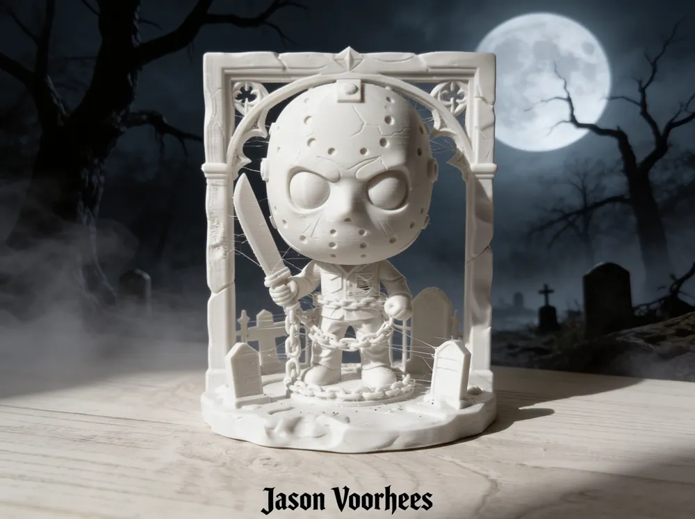 Jason Voorhees - Gothic Shelf Collection - Free 3D Print Model - MakerWorld
