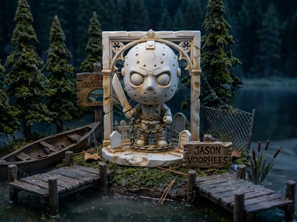 Jason Voorhees - Gothic Shelf Collection - Free 3D Print Model - MakerWorld