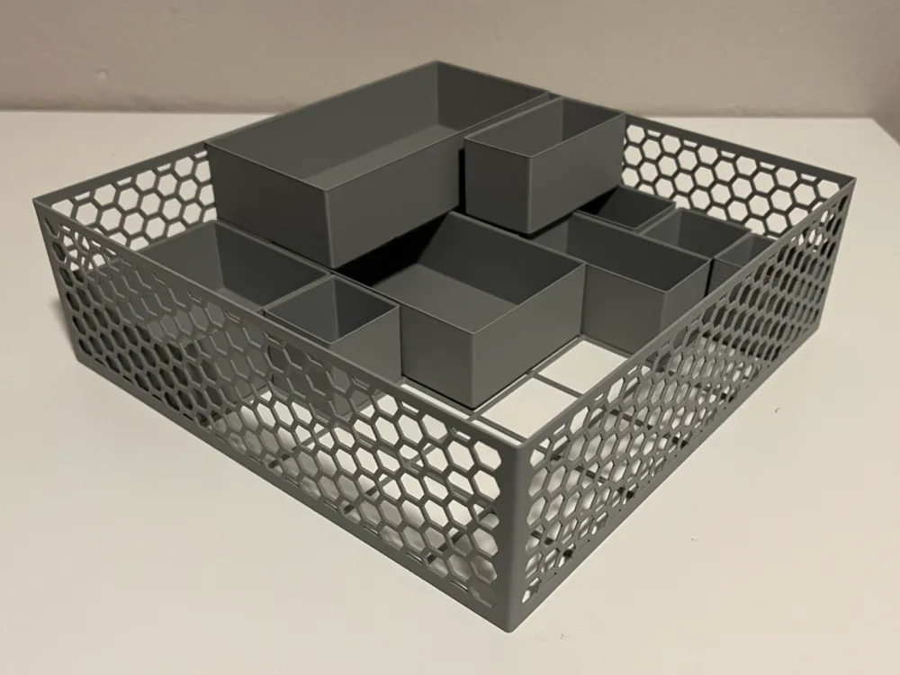 Ikea Alex Organizer Trays (Grid) - Free 3D Print Model - MakerWorld