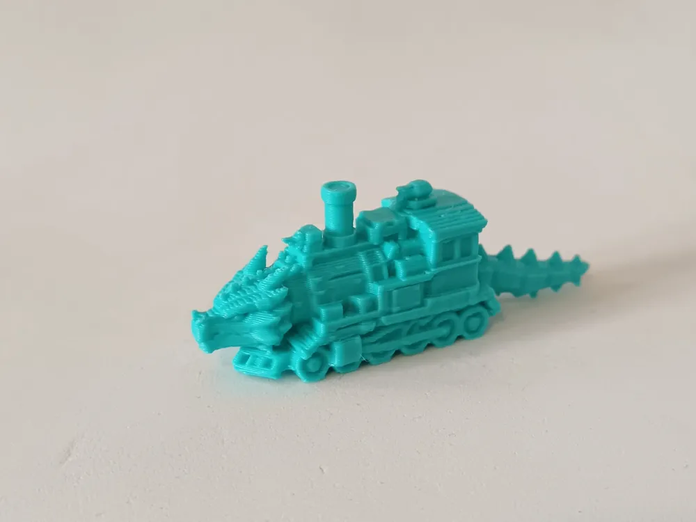 Dragon Train Miniature - Free 3D Print Model - MakerWorld