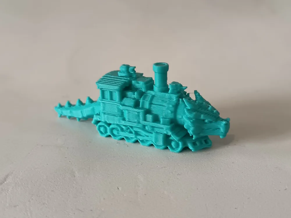 Dragon Train Miniature - Free 3D Print Model - MakerWorld