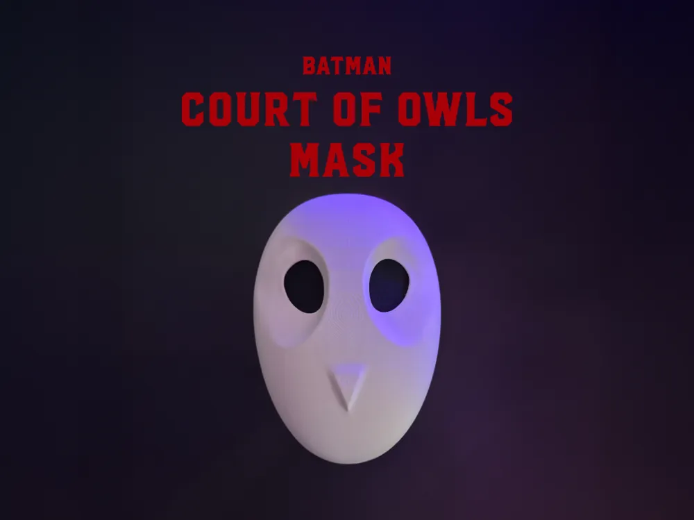 Batman - Court of Owls mask - Free 3D Print Model - MakerWorld