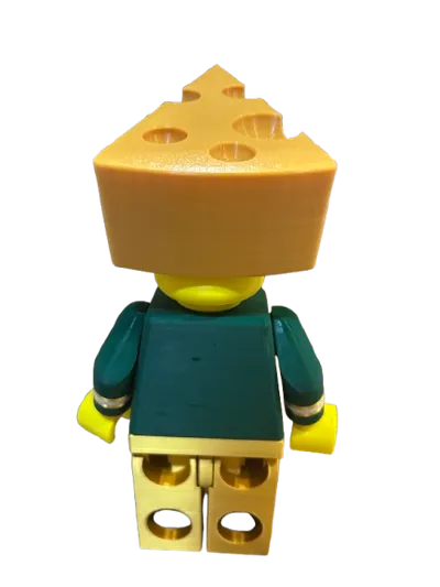 Green Bay Packers Cheesehead for Big Brick 500% by 2093DPrinting ...