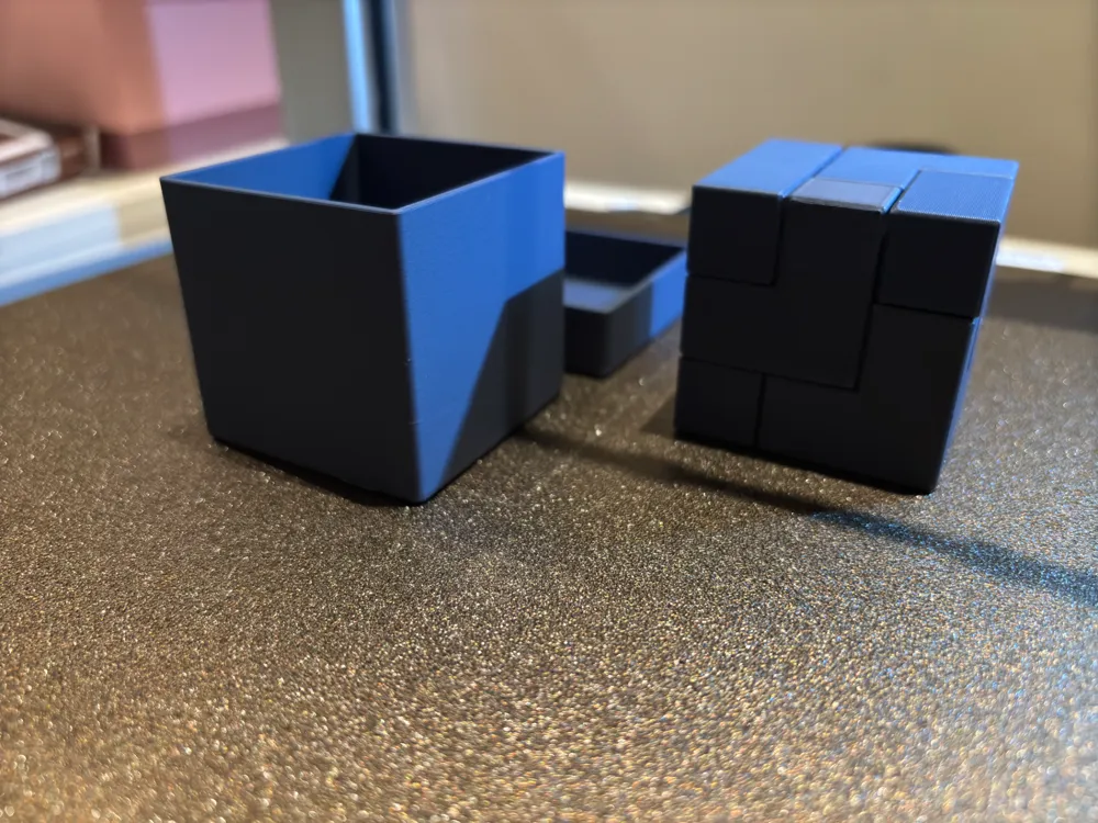 Puzzle Box for 7 Piece Cubic Puzzle by Bukem - MakerWorld
