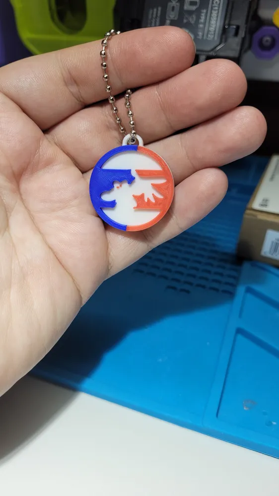 Limp Bizkit Logo Double Sided Keychain - Free 3D Print Model - MakerWorld