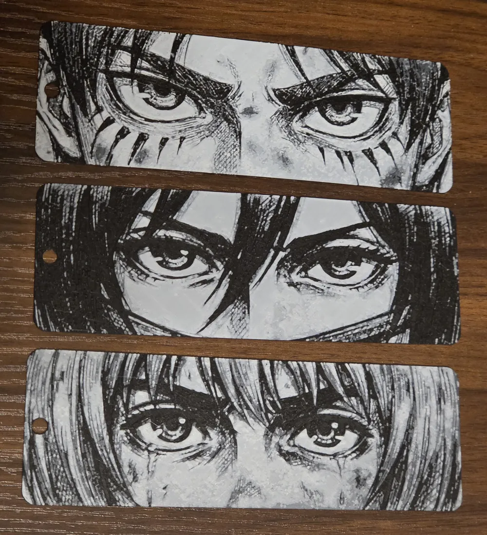 Attack on Titan Bookmarks - 3 Bookmarks by frapbotta MakerWorld ...