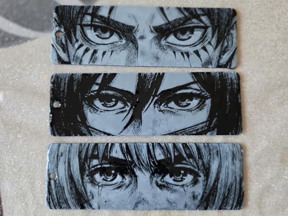 Attack on Titan Bookmarks - 3 Bookmarks by frapbotta MakerWorld ...