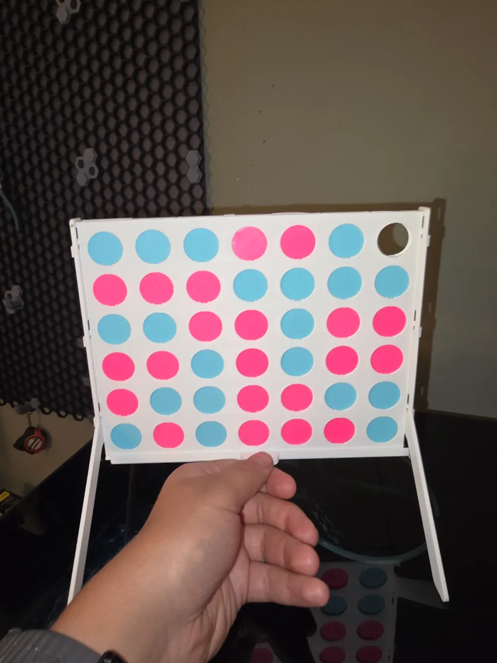 Four In a Row Game With Slider by Zachary's Prints - MakerWorld