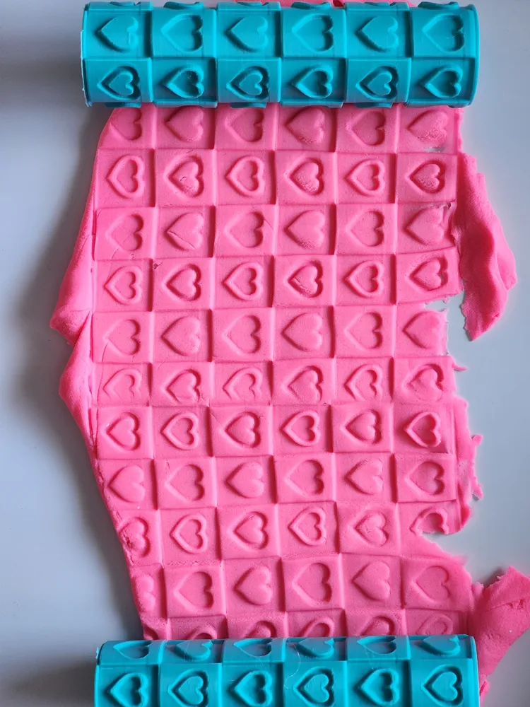 Texture Roller V211 | Valentines Day - Free 3D Print Model - MakerWorld