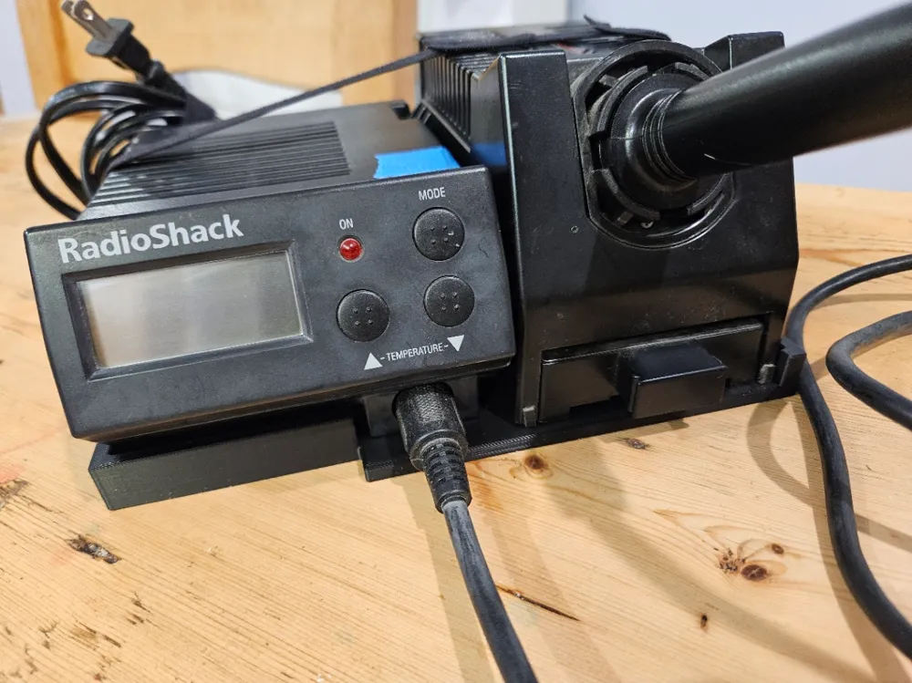 Radio Shack solder station tray by PrintyMcPrintFace - MakerWorld