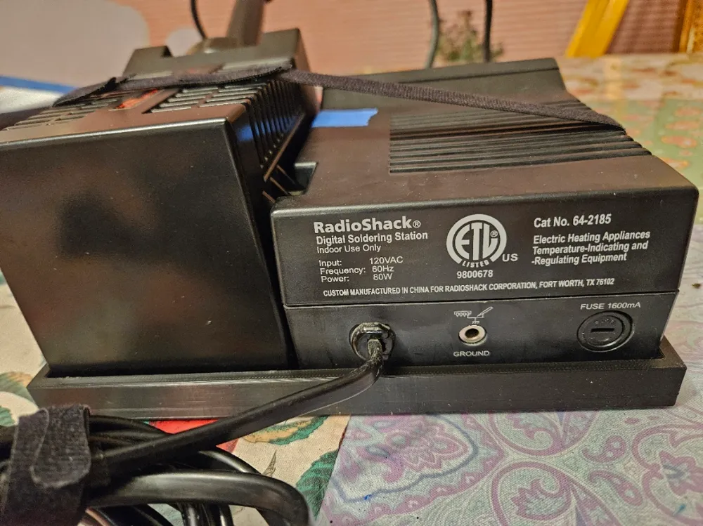 Radio Shack solder station tray by PrintyMcPrintFace - MakerWorld