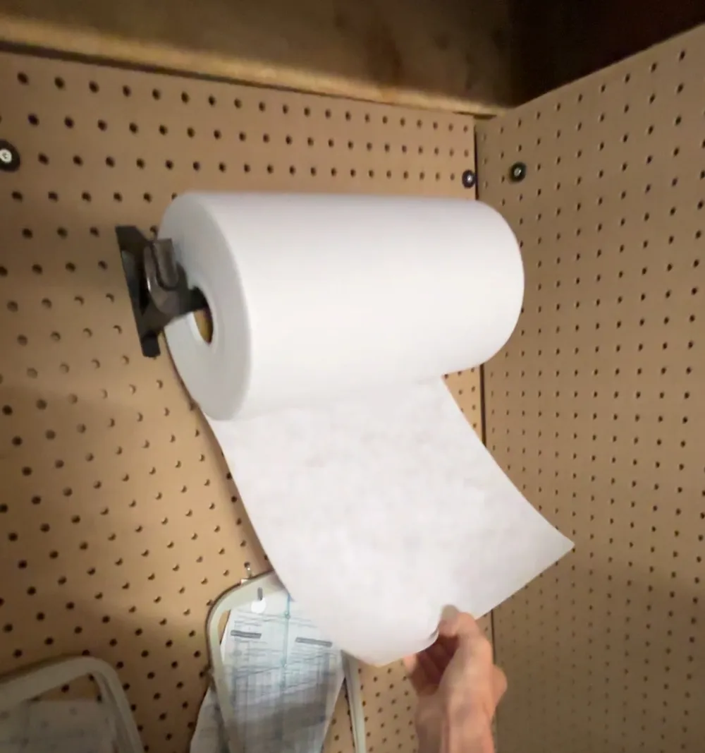 Pegboard paper towel roll quick change Remixed by ryanprints91 ...