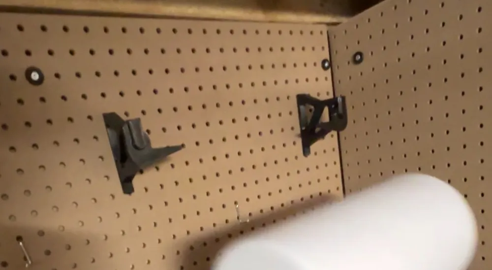 Pegboard paper towel roll quick change Remixed by ryanprints91 ...