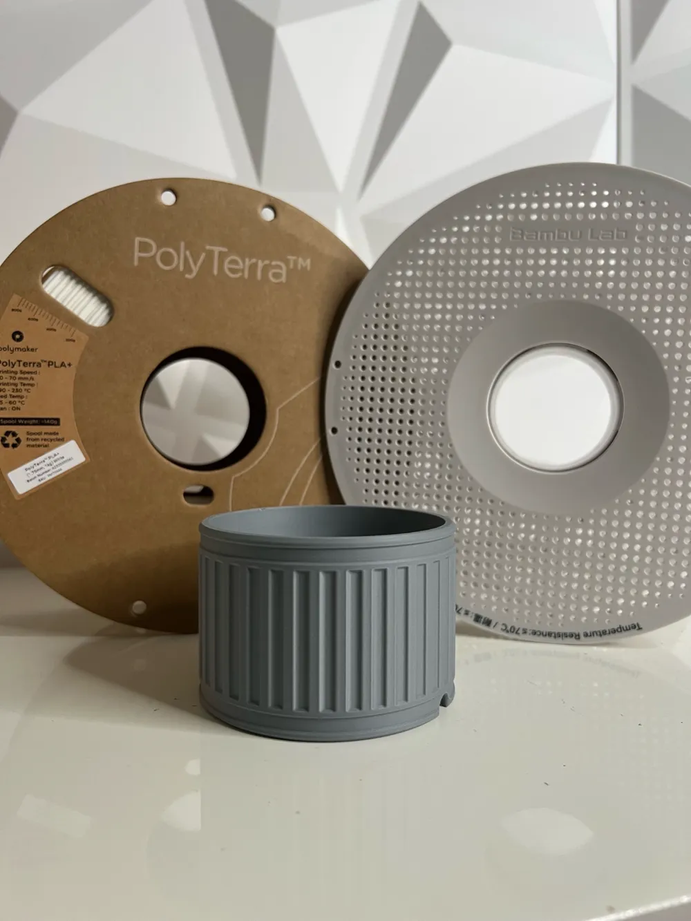 The Tough Spool Adapter (PolyTerra Spool Core) by Aesth3tix - MakerWorld