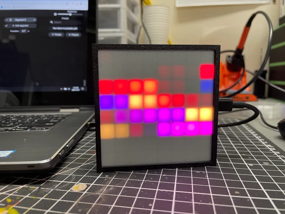 Remix - 8X8 WLED for ESP8266 D1 Mini by NaiSnikdaMakerWorld: Download ...