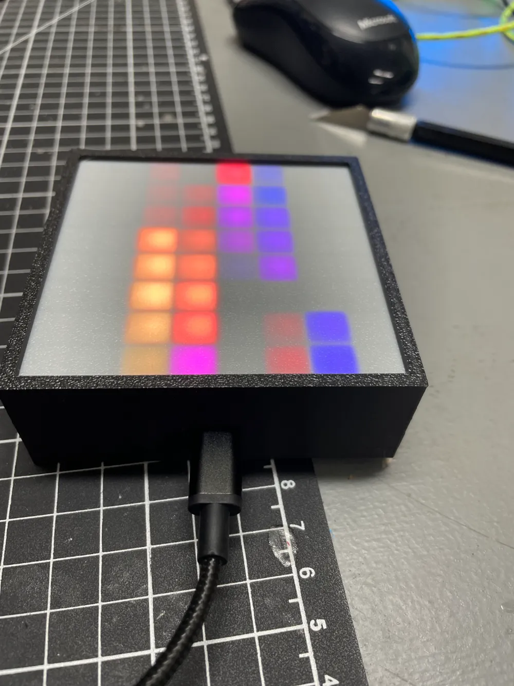Remix - 8X8 WLED for ESP8266 D1 Mini by NaiSnikdaMakerWorld: Download ...