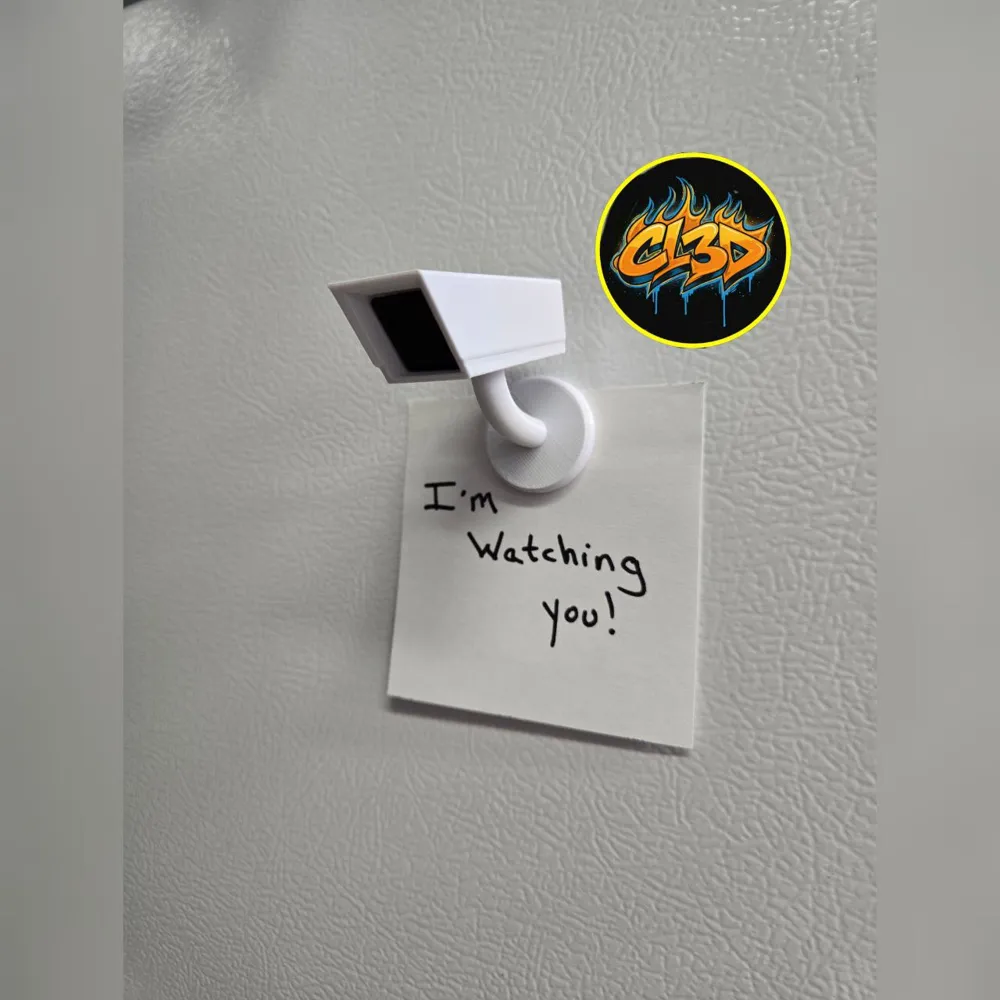 Security Camera Fridge Magnet by CL3D PRINTING MakerWorld: Download ...