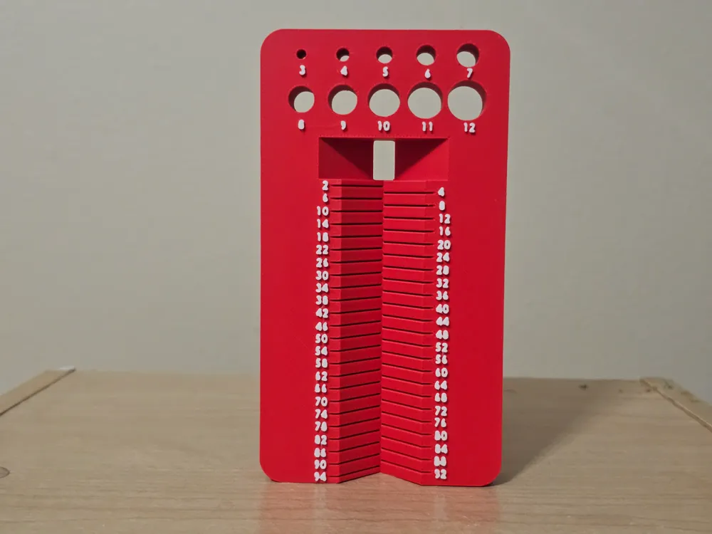 Bolt Measuring Tool - Metric by CincinnatiDesigns MakerWorld: Download ...