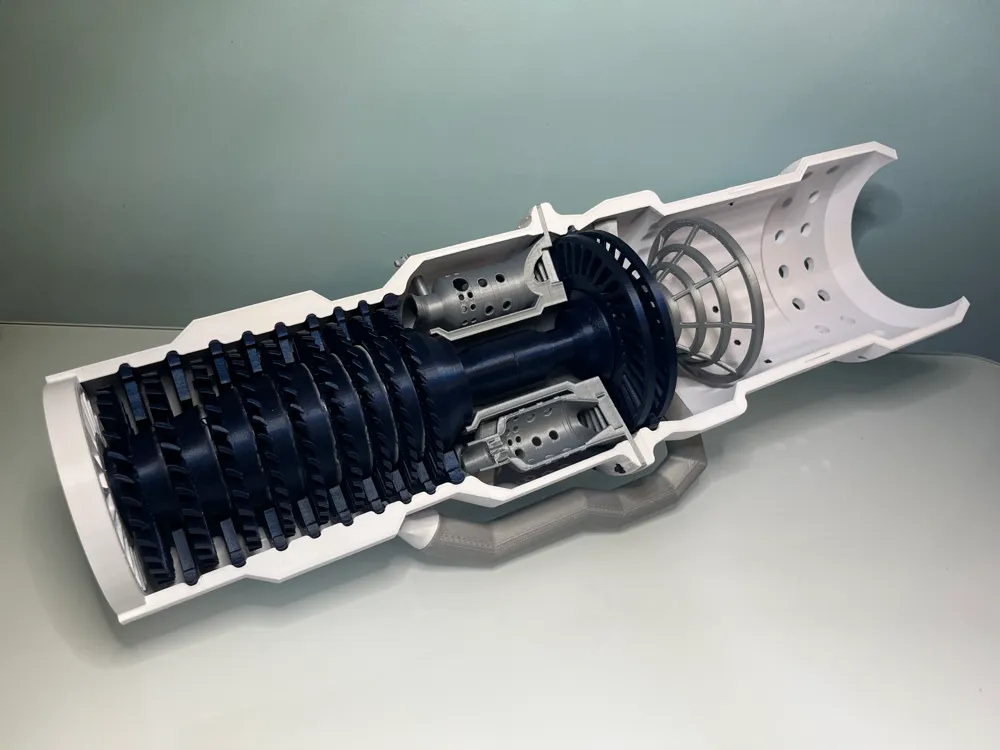 J-58 Engine of the SR-71 Aircraft - Free 3D Print Model - MakerWorld