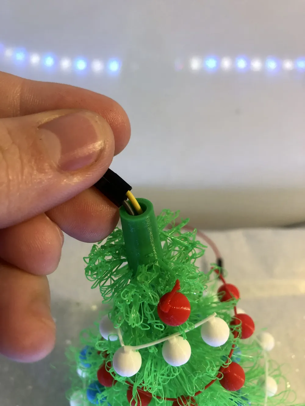 Mini LED Christmas Tree Ornament (Entirely 3D-Printable!) by S3D ...