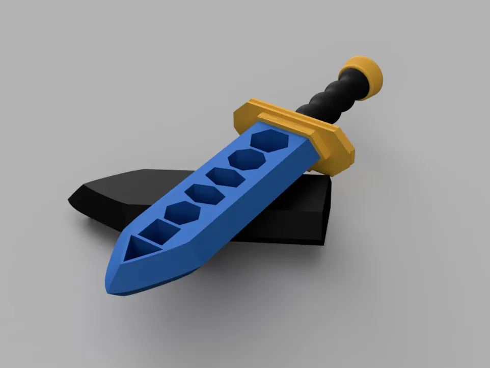 DnD Sword Dice Holder - Free 3D Print Model - MakerWorld