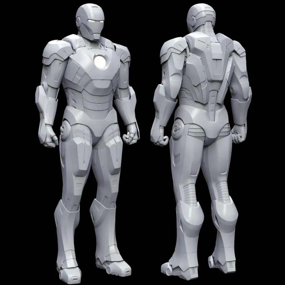 Iron Man Life Size Statue (~1.85cm Tall) - Free 3D Print Model - MakerWorld