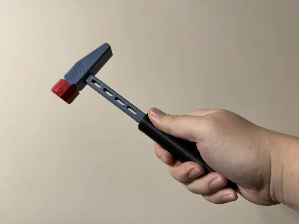 Fully 3D Printed Model Assembly Hammer - Free 3D Print Model - MakerWorld