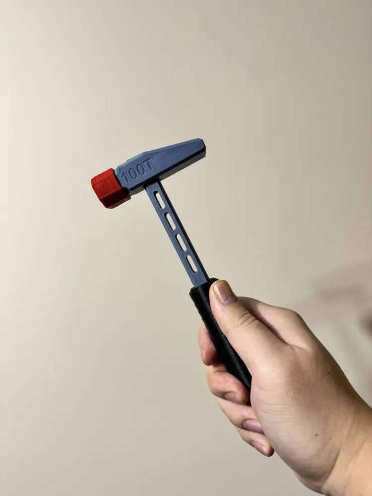 Fully 3D Printed Model Assembly Hammer - Free 3D Print Model - MakerWorld
