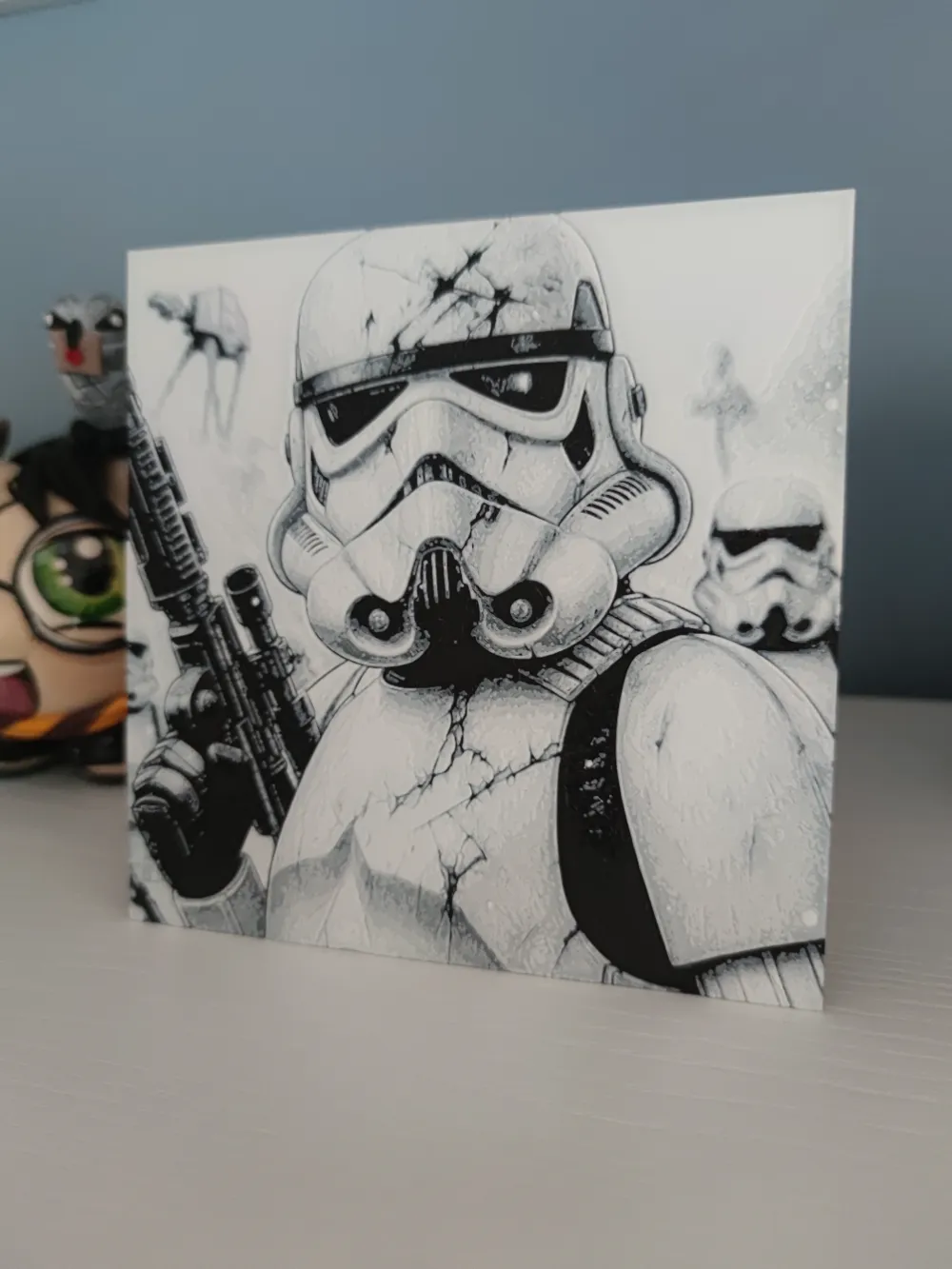 StormTrooper Star Wars - HueForge 150x150 by Litolunar - MakerWorld