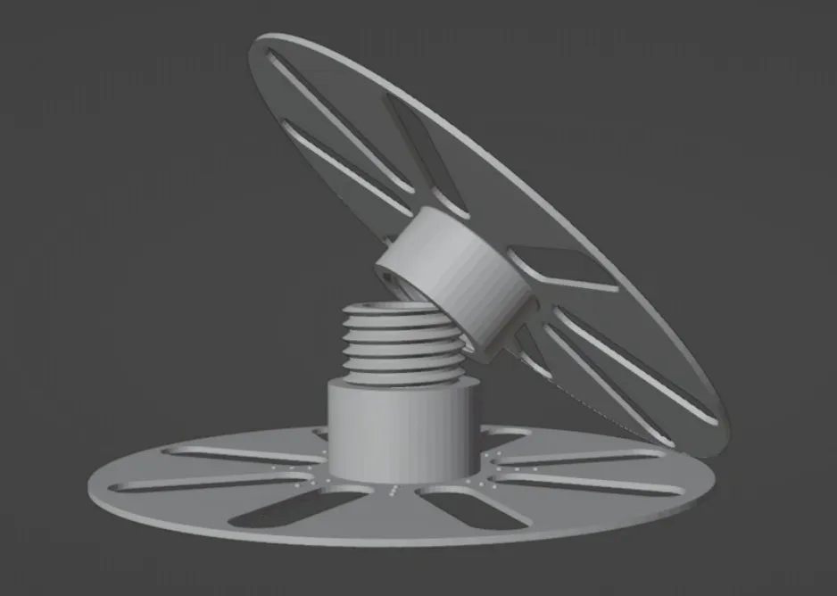 Official Matter 3D (M3D) AMS Spool Adapter Remixed by Jeff Smith - MakerWorld