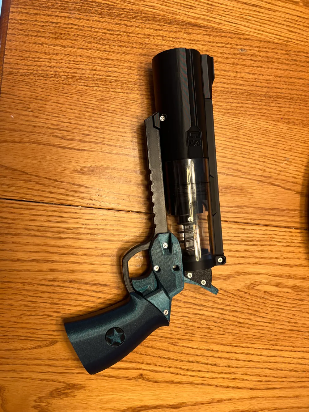 "Nerf" 半弹7发手枪！"YEHW" 二次创作 - 来自 XNVM MakerWorld：免费下载 3D 模型