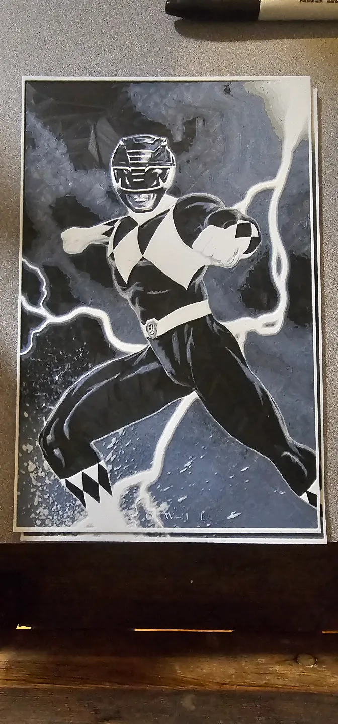 Mighty Morphin Power Rangers-Black Ranger HueForge by carl.reynolds8 ...