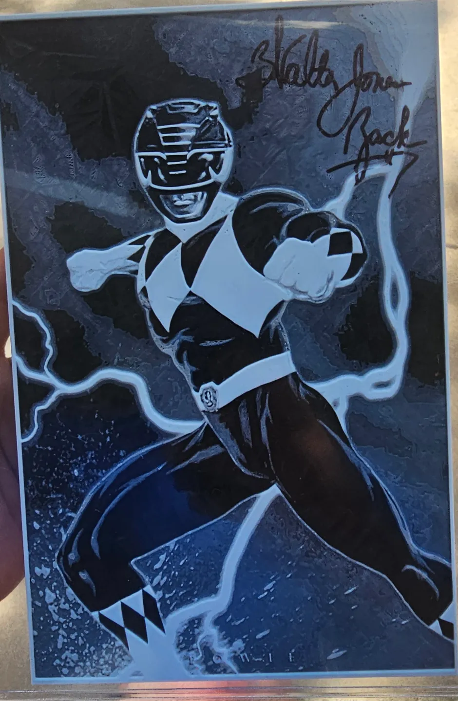 Mighty Morphin Power Rangers-Black Ranger HueForge by carl.reynolds8 ...