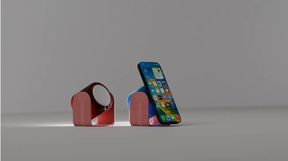 iPhone Magsafe Charger With RGB wireless Light by Abstractia Design ...