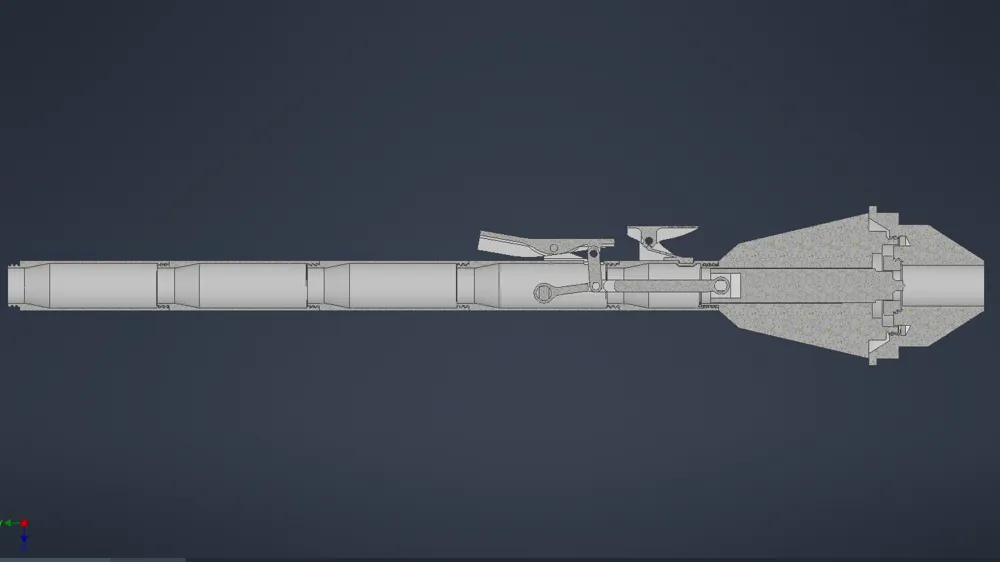 3d Printed Airsoft Panzerfaust MOSCART Launcher by DJ_Sp3rmCount ...