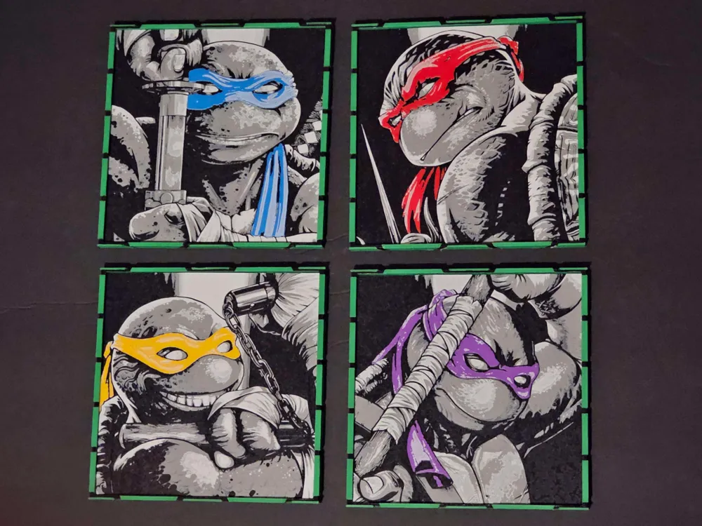 Turtle Shell Picture Frame by Fuzzy Dragon Cosplay MakerWorld: Download Free 3D Models