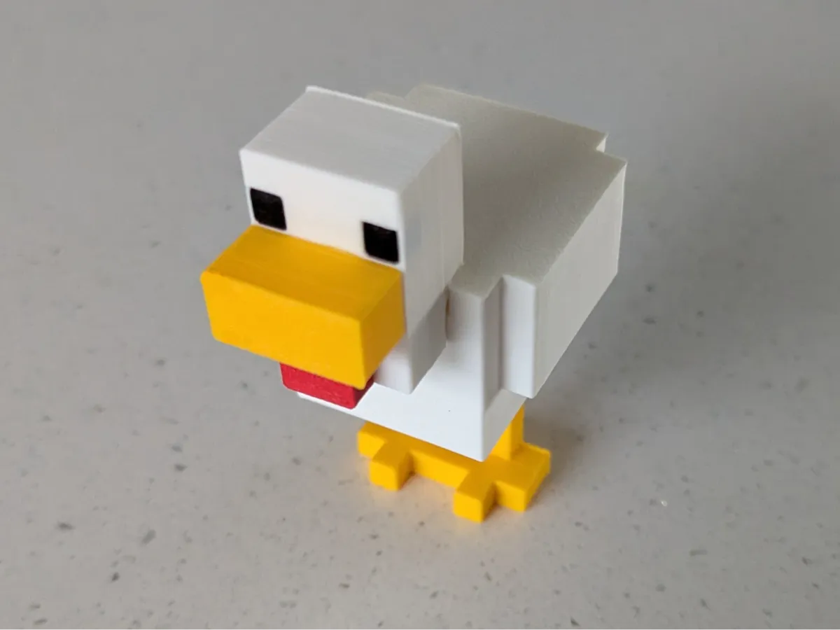 Minecraft Chicken Fidget Clicker - Free 3D Print Model - MakerWorld
