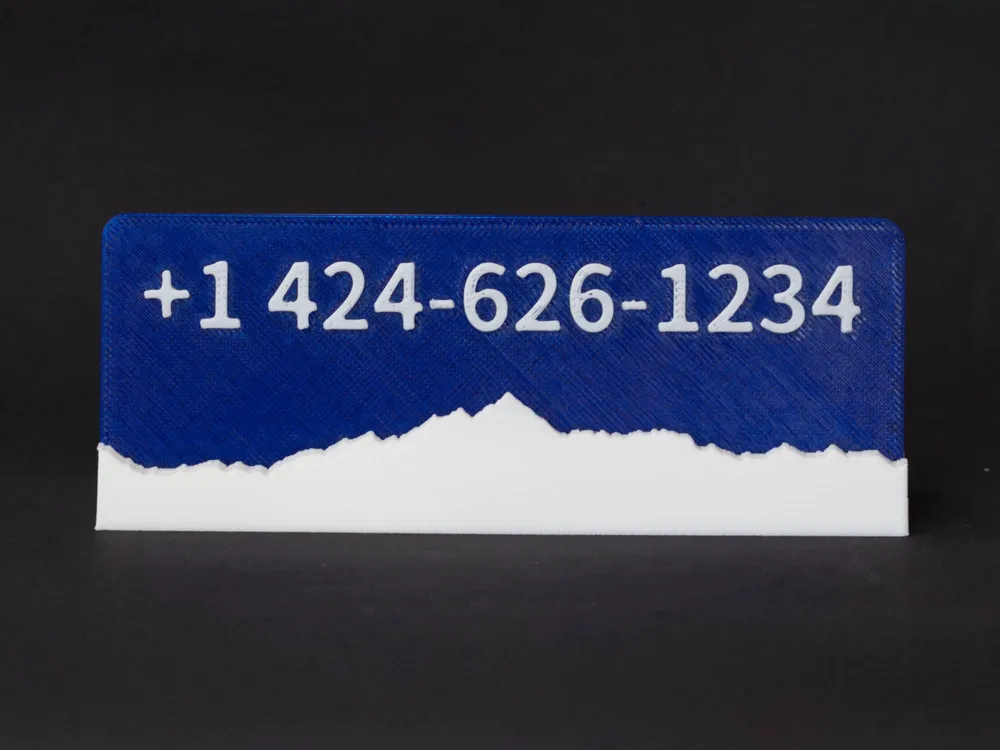 Mount Everest Sign Holder by eyestudio MakerWorld: Download Free 3D Models