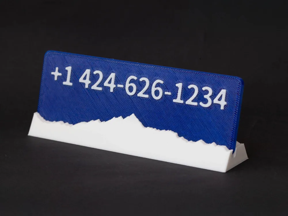 Mount Everest Sign Holder by eyestudio MakerWorld: Download Free 3D Models