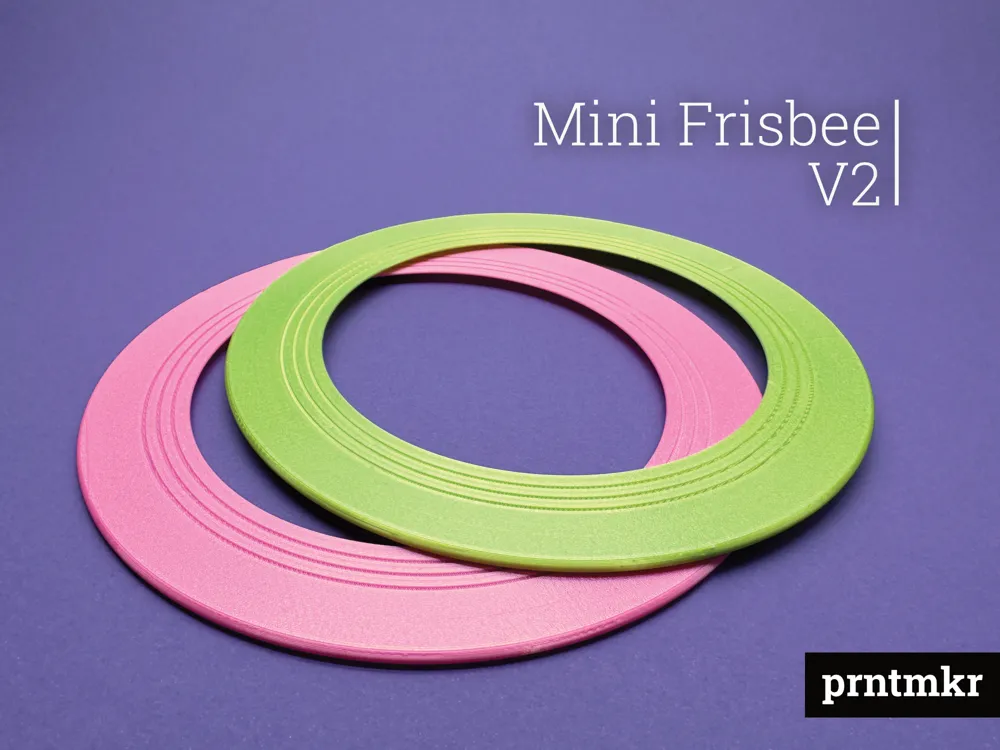 Mini Frisbee V2 - Mini size maxi fun - Free 3D Print Model - MakerWorld