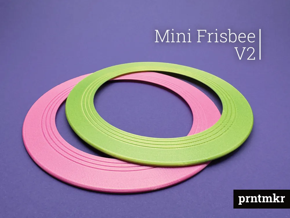 Mini Frisbee V2 - Mini size maxi fun - Free 3D Print Model - MakerWorld